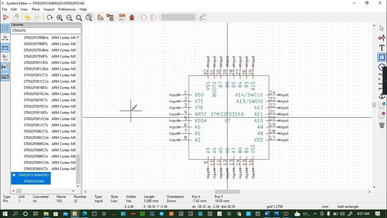 STM32 Mini Development Board | Schematic & PCB Design in KiCAD - YouTube