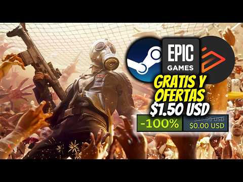 9 JUEGOS GRATIS en STEAM, EPIC y AMAZON LUNA + OFERTAS por MENOS de $2