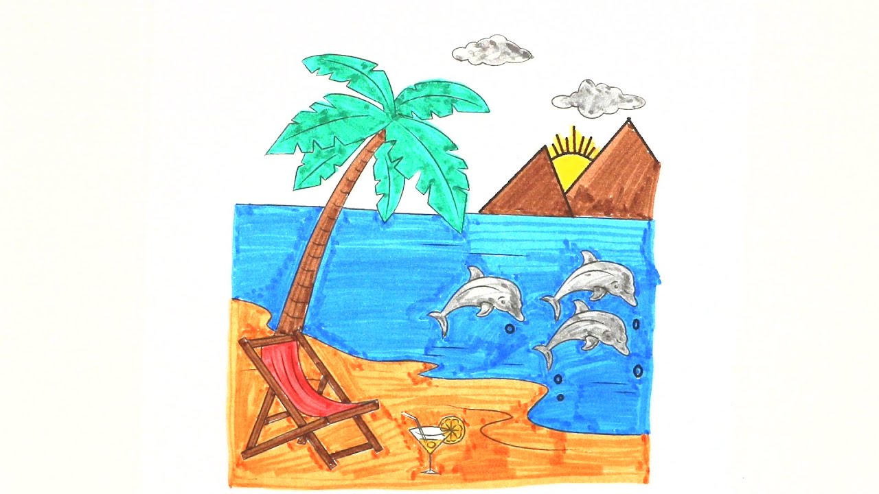 Coloring Scene - Colors For Kids - YouTube