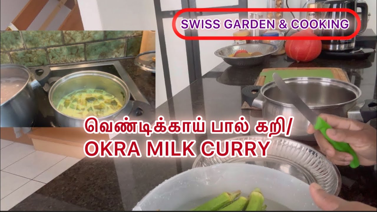 இலங்கை முறையில் வெண்டைக்காய் பால் கறி./okra milk curry. - YouTube