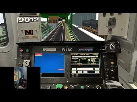 OpenBVE R160B Siemens (W) To Whitehall Street With Master Controller - YouTube