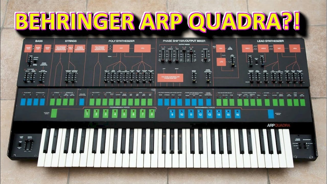 Behringer ARP Quadra - YouTube