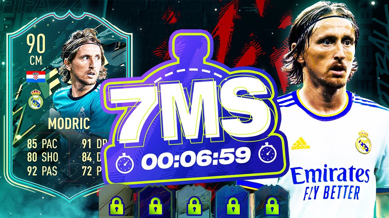 FIFA 22 - 1M COINS! 90 WINTER WILDCARD LUKA MODRIC 7 MINUTE SQUAD ...