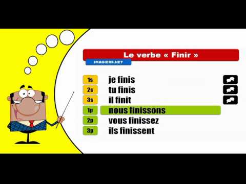 Wie das Verb Finir konjugieren # Indicatif Présent - YouTube