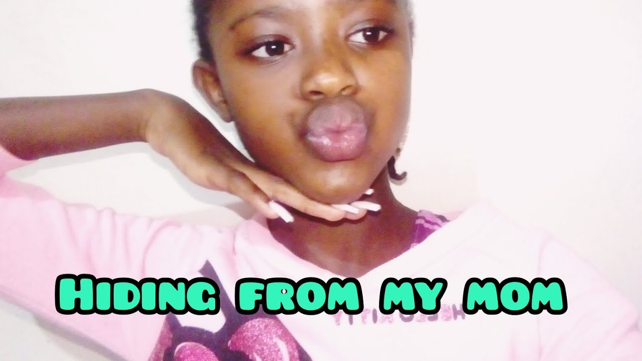 Hiding from my mom(gone wrong)😅😂 - YouTube