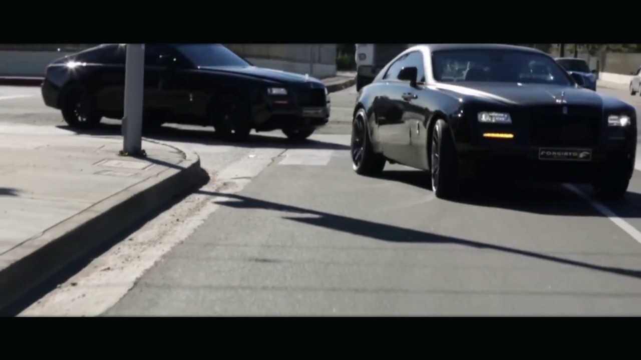 Black Devil Rolls Royce Mafia Gang ( Onur Ormen-Dusk ) Rolls Royce Phantom, Wraith Street Run ...