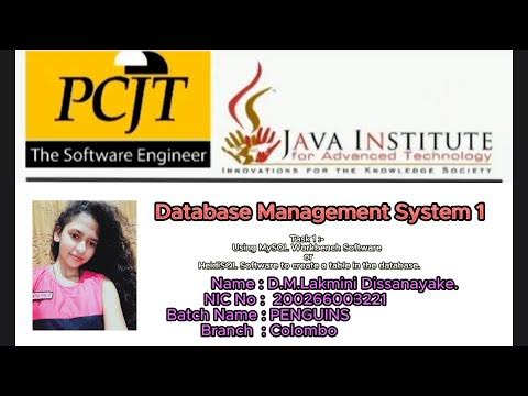 Question Set 01 | Database Management System | Java Institute - YouTube
