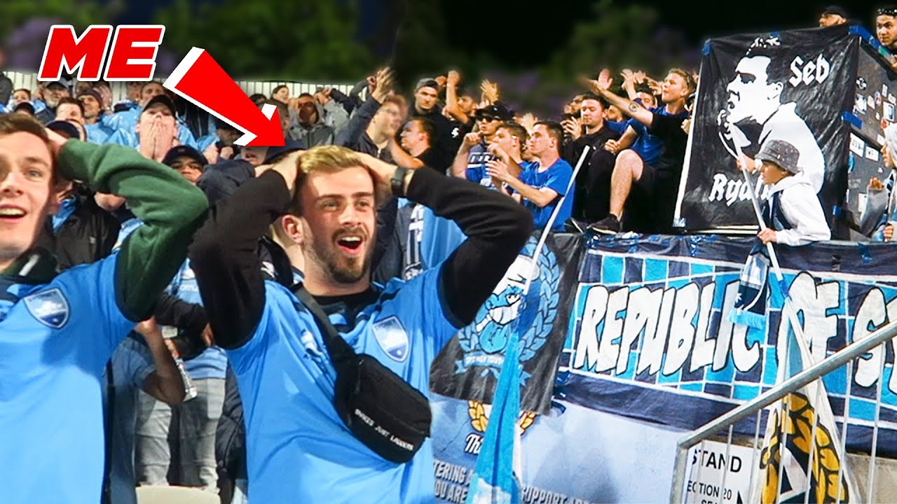 BRITISH Football Fan Watches Australia's *BIGGEST* Derby with the ...