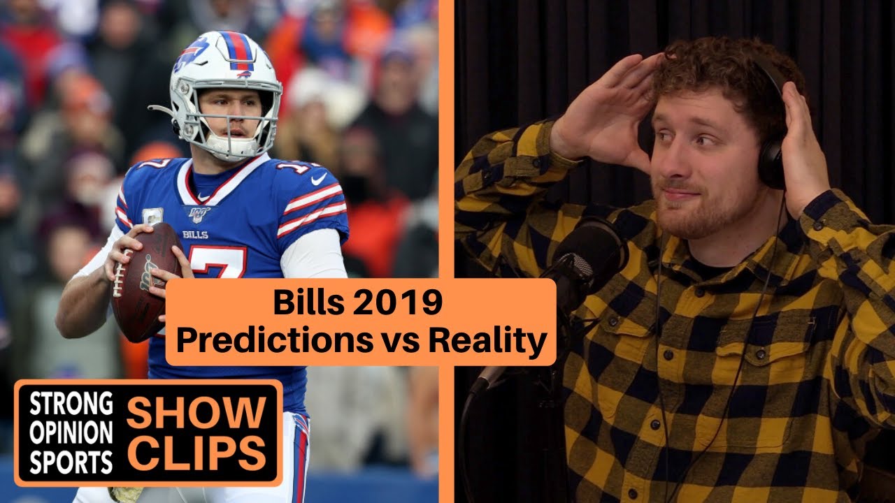 Bills 2019 Predictions vs Reality - YouTube