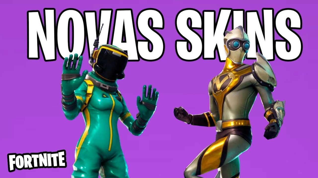 FORTNITE - NOVAS SKINS e ITENS VAZADOS NO BATTLE ROYALE! - YouTube