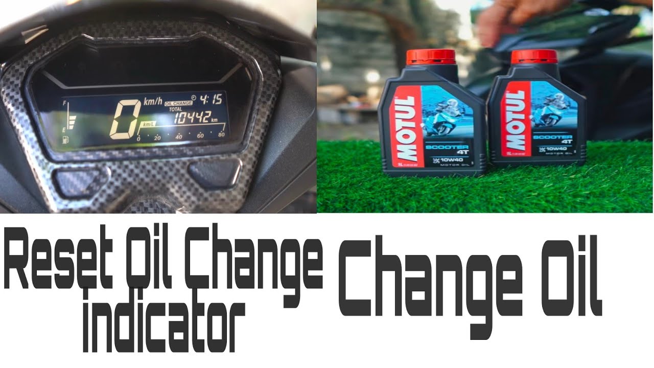 PAANO MAG CHANGE OIL AT MAG TANGGAL NG OIL CHANGE INDICATOR SA HONDA ...