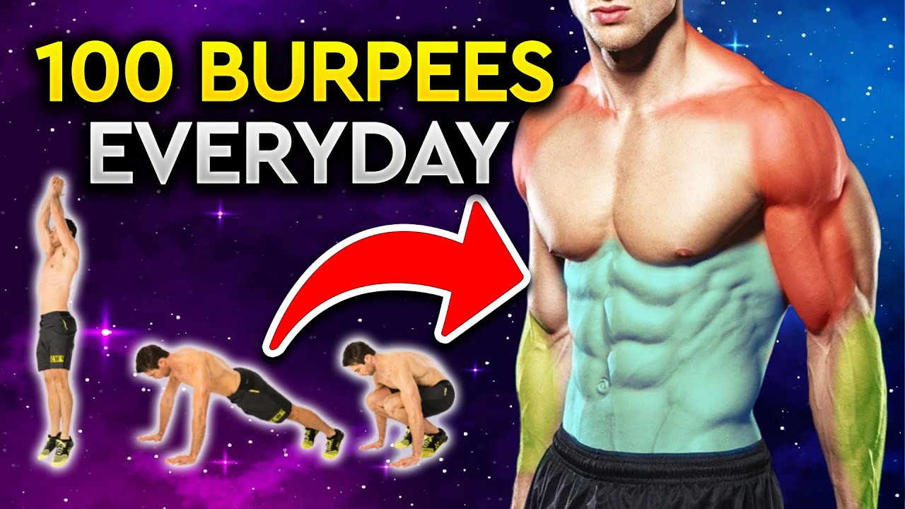 This Happens to Your Body When You Do 100 Burpees Every Day - YouTube