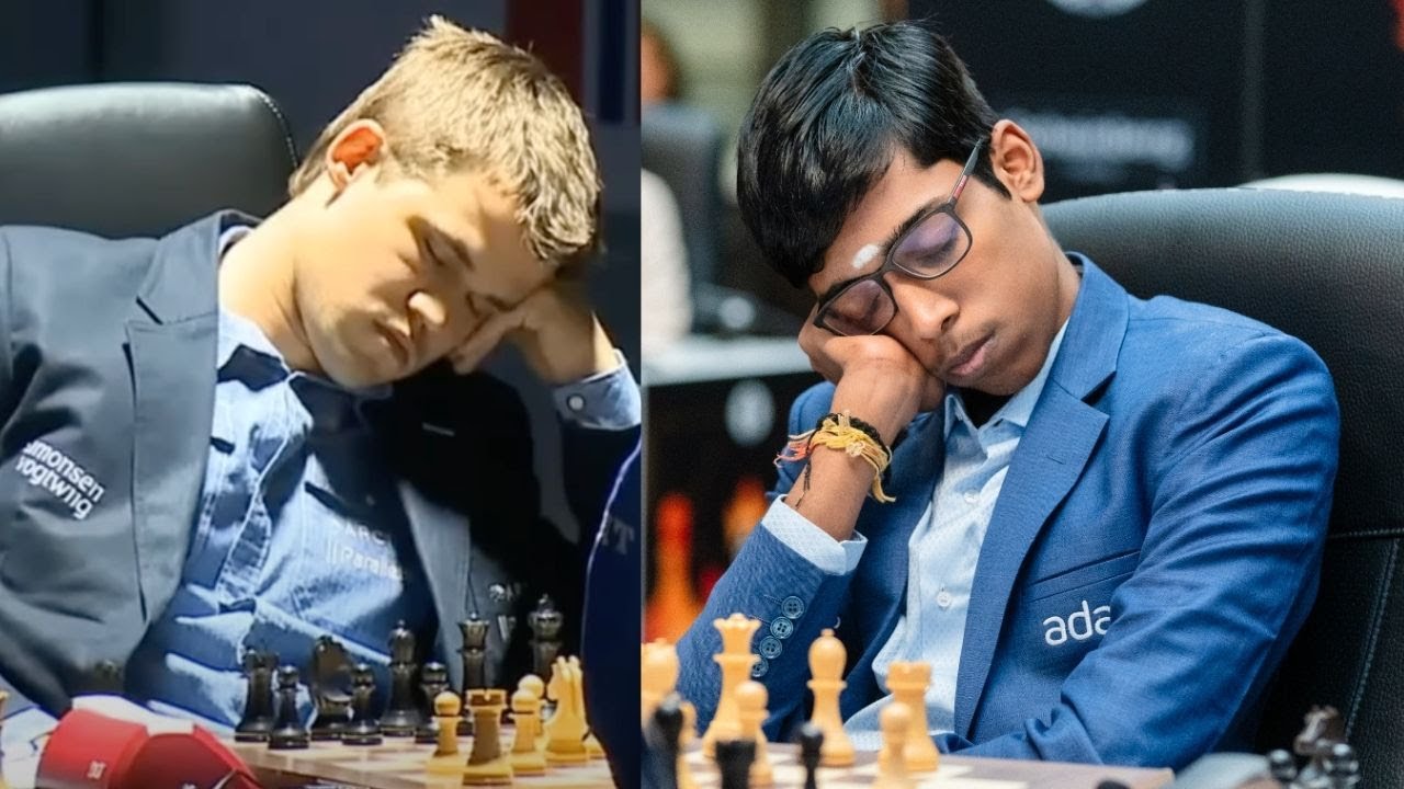 Pragg is Sleeping like Magnus Carlsen - YouTube