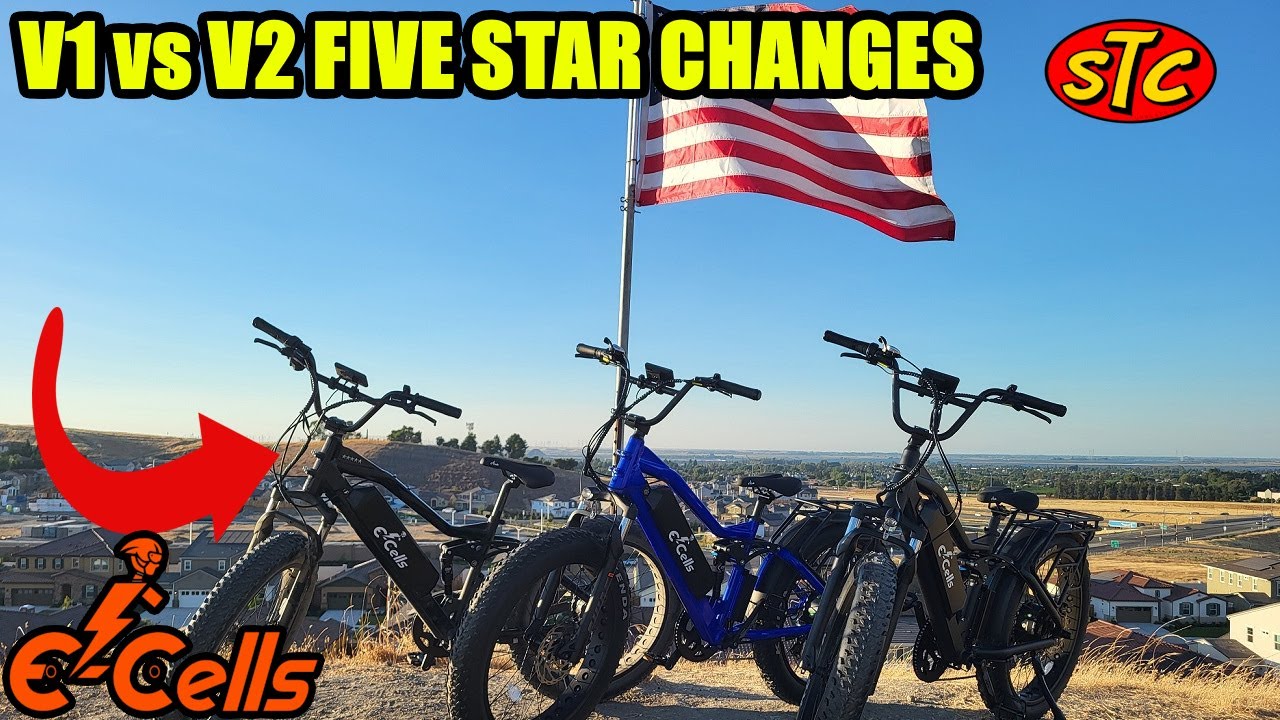 Comparing The E-Cells Five Star V1 vs V2 - Frame Wobble? - YouTube