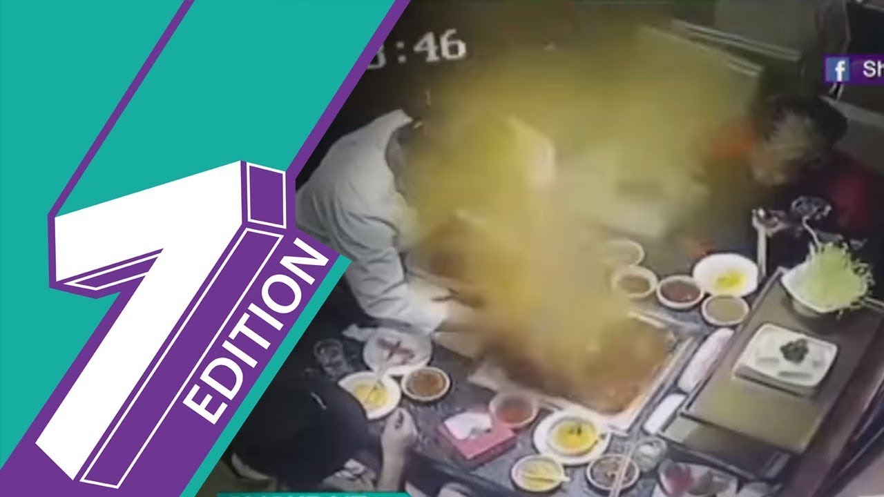 Clickbait | Customer Drops Lighter, Hotpot Soup Explodes On Waitress’ Face - YouTube