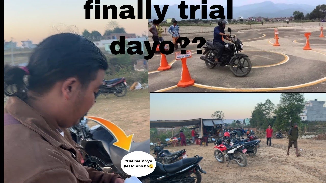 finally trial dayo?? trial driving licence#viral #youtube #song # ...