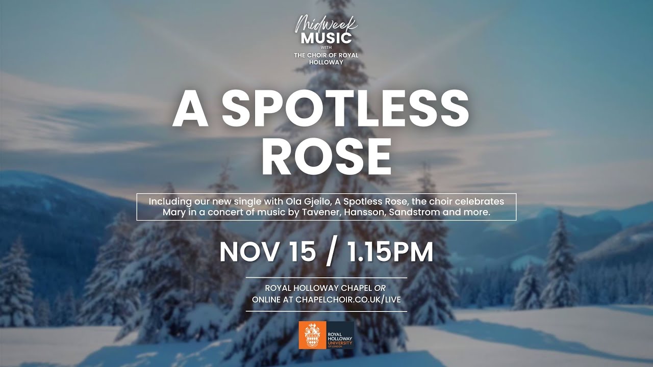 Midweek Music 15th November 2023 | A spotless rose - YouTube