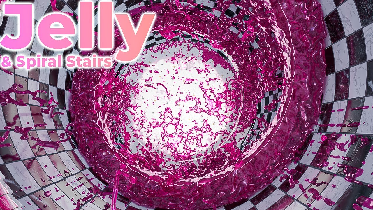Mind-Blowing Jelly Chaos: Blender Fluid Simulation - YouTube