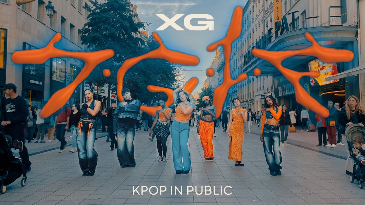 [DANCE IN PUBLIC | ONE TAKE] XG - TGIF (Dance cover by GRAVITY Crew from France) - YouTube