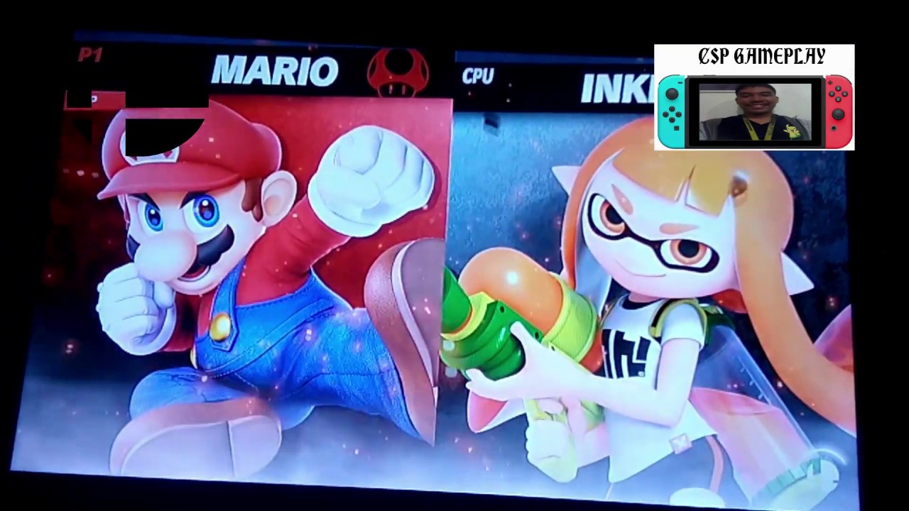 CSP Gameplay feat. Super Smash Bros. Ultimate - Mario vs. Inkling ...
