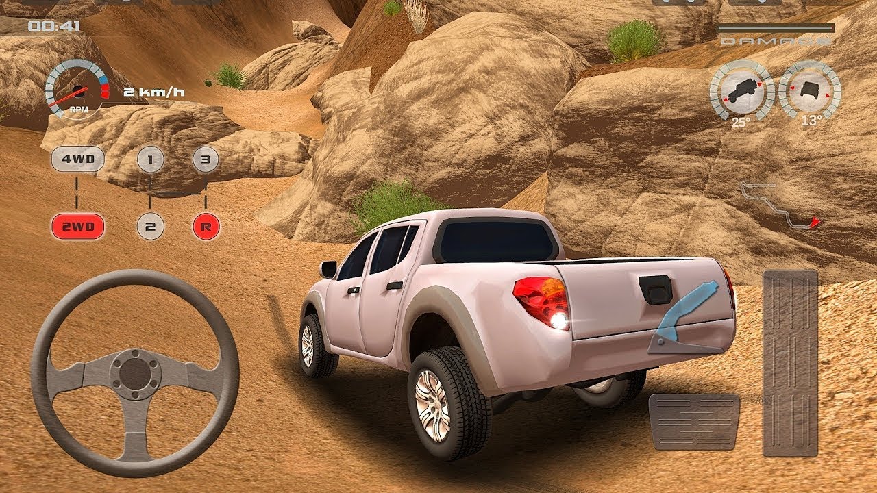 New 4x4 Pick-up Truck Driving - Crazy Offroad Simulator 3D - Car Game ...