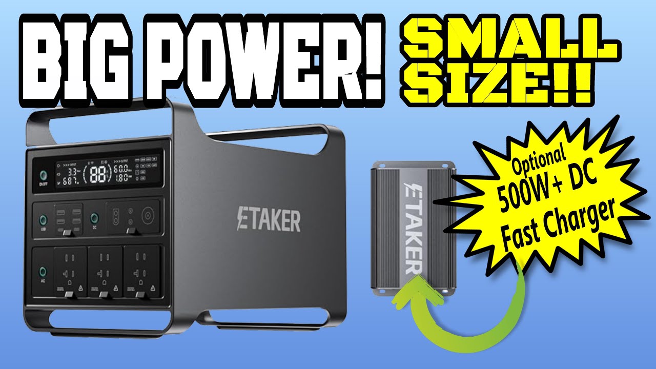 ETaker M2000: MAXIMUM Power | MINIMUM Size! PLUS an AFFORDABLE DC Fast ...
