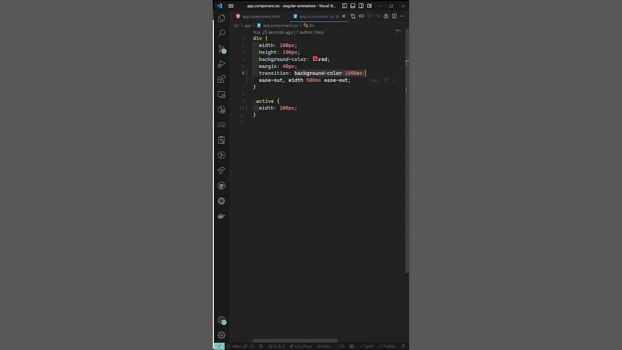 Css Multiple Transitions Angular Leelawebdev Angular16 Youtube