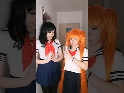Try this, poisoned it | Ayano Aishi & Osana Najimi @nikkihatsunecosplay#cosplay | Yandere Simulator