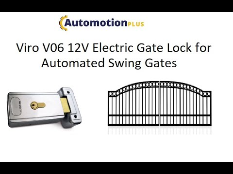 Electric Gate Lock Italian Made Viro V06 WB For Automatic Double Swing ...