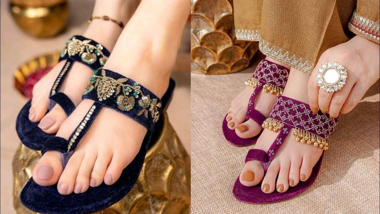 Latest Trend Kolahpuri Chappal For Women Kolhapuri Chappal New Design Latest Trend Kolahpuri Chappal For Women Kolhapuri Chappal New Design