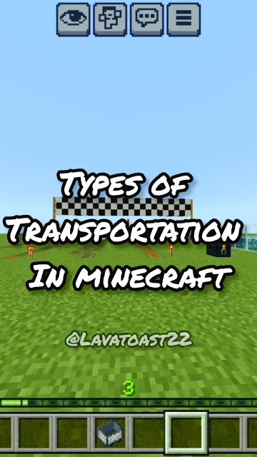 Types Of Transportation In Minecraft!! #minecraft #minecraftshorts # ...