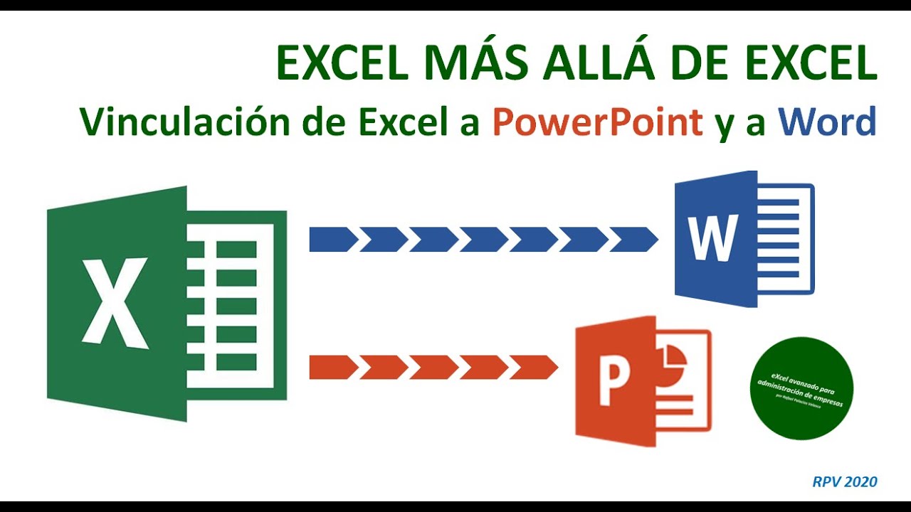 Excel más allá de Excel: vinculación de Excel a PowerPoint y a Word ...