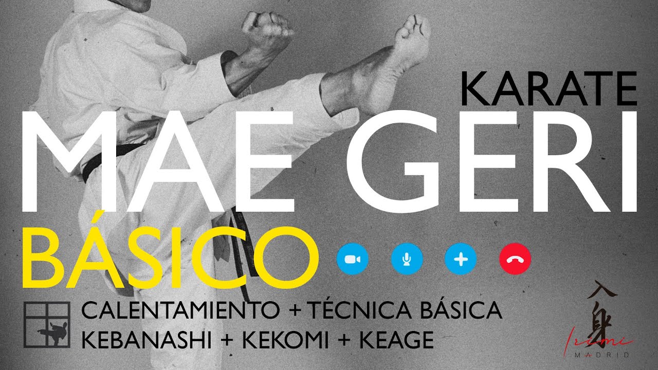 Mae Geri básico. PASO A PASO. Karate en Casa - YouTube