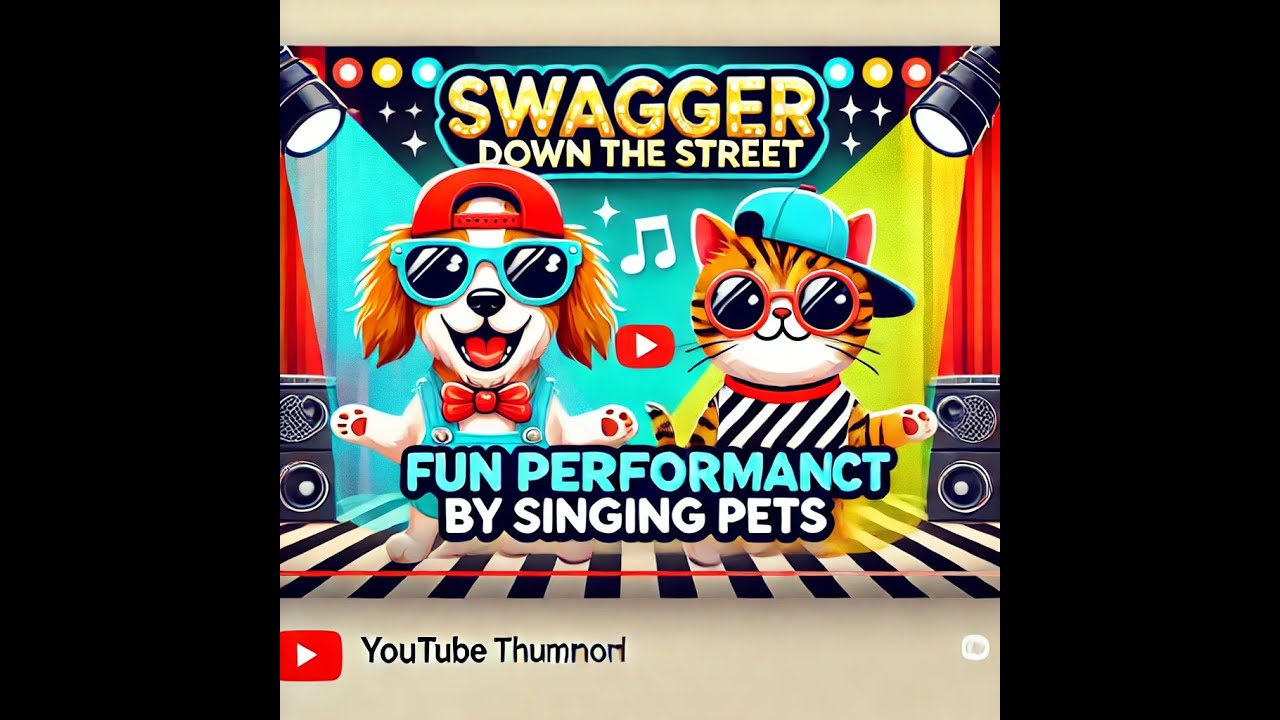 Swagger Down The Street - Fun Performance by Singing Pets! - YouTube