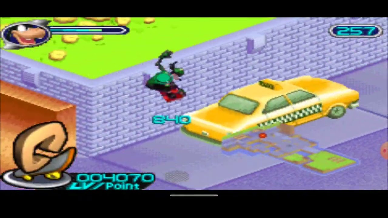 Disney Sports Skateboarding Gameplay Goofy Free Skate GBA - YouTube