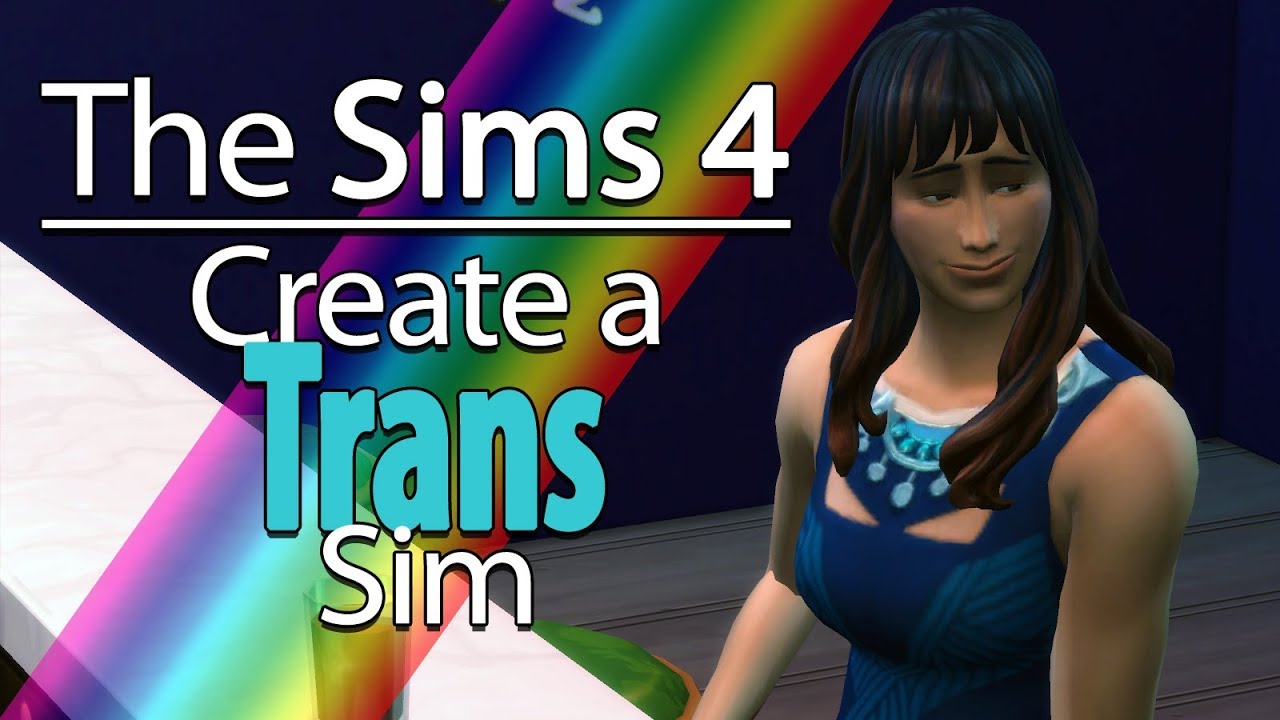 Sims 4 Create a Sim | Creating a Trans Sim for PRIDE - YouTube