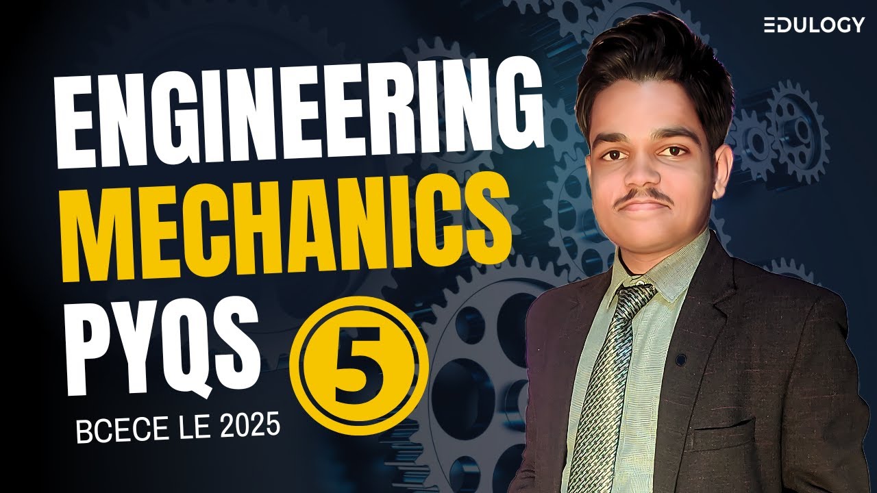 Bcece Le Previous Year Question Paper | Engineering Mechanics Set-5 # ...