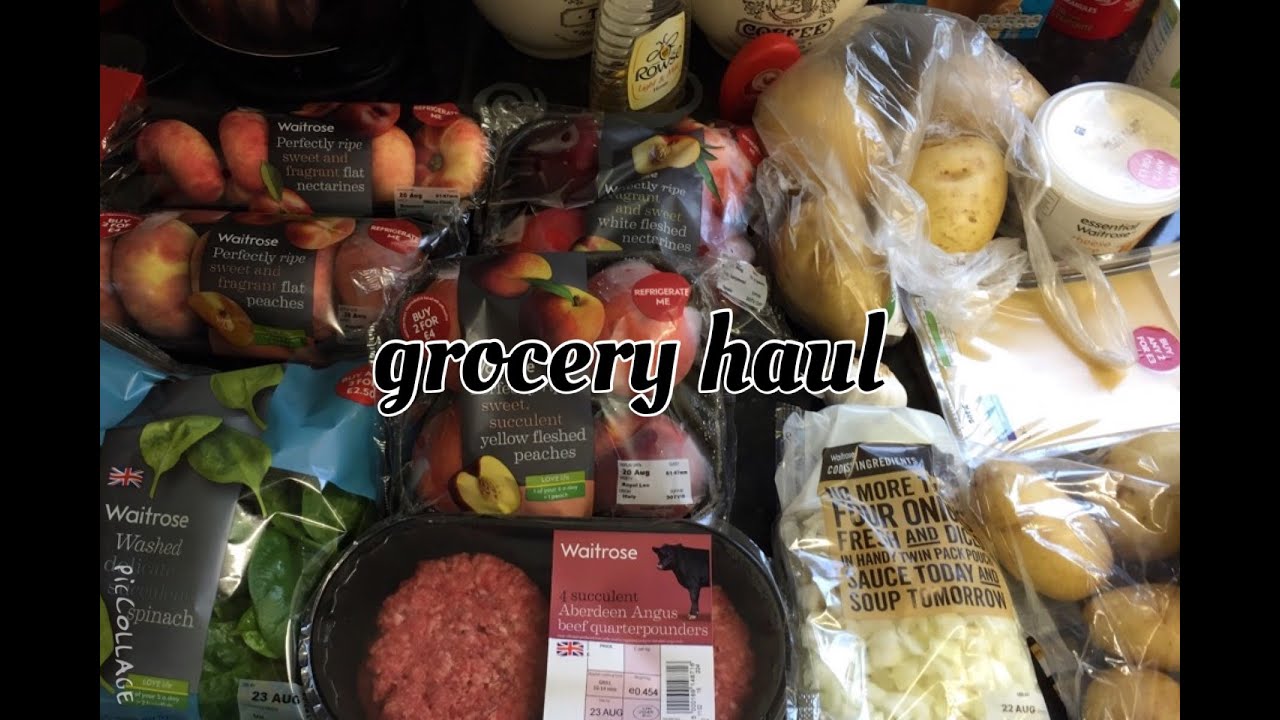 #20 Grocery Haul | Waitrose - YouTube