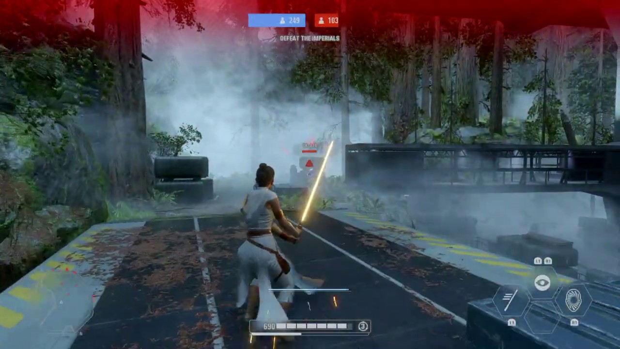 STAR WARS™ Battlefront™ II a random killstreak with Rey in arcade ...