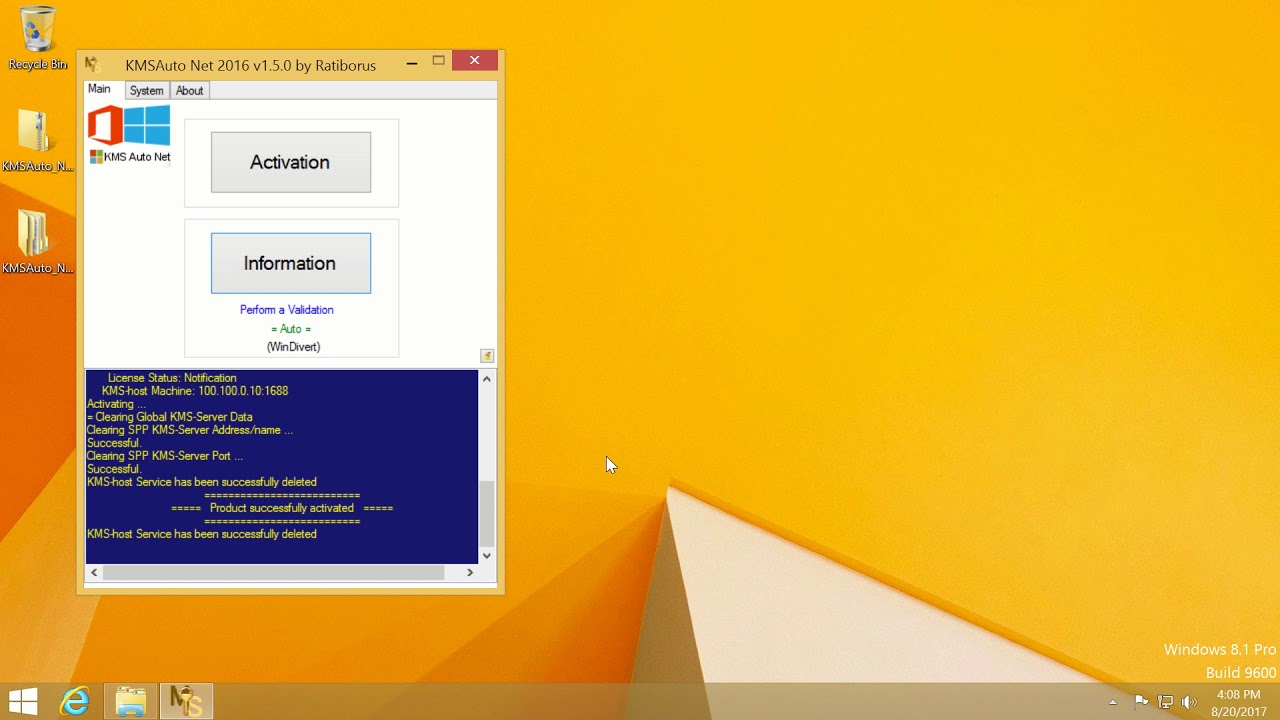 Activate Windows with KMSAuto 2017 - YouTube