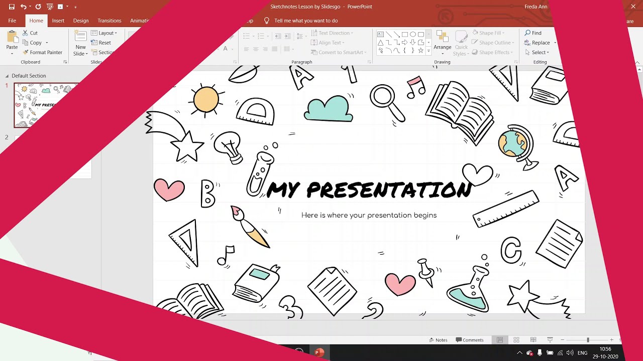 How to get more designs for your PPT - YouTube