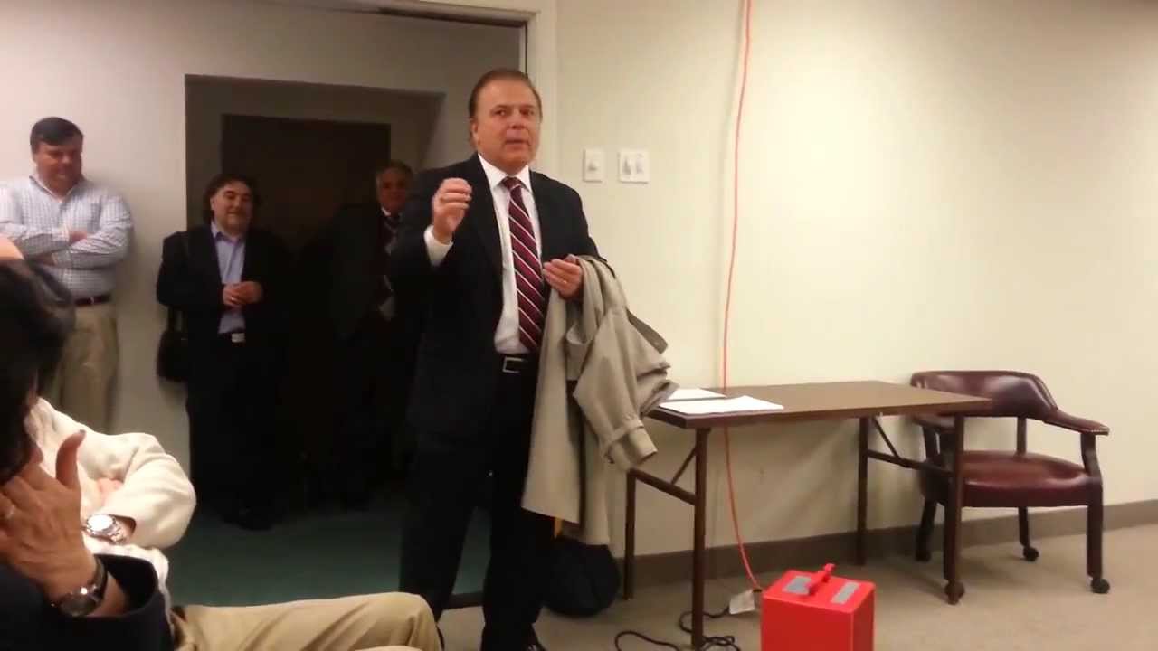 NJ Senator Joe Pennacchio Speaks on Behalf of Outgoing West Caldwell ...