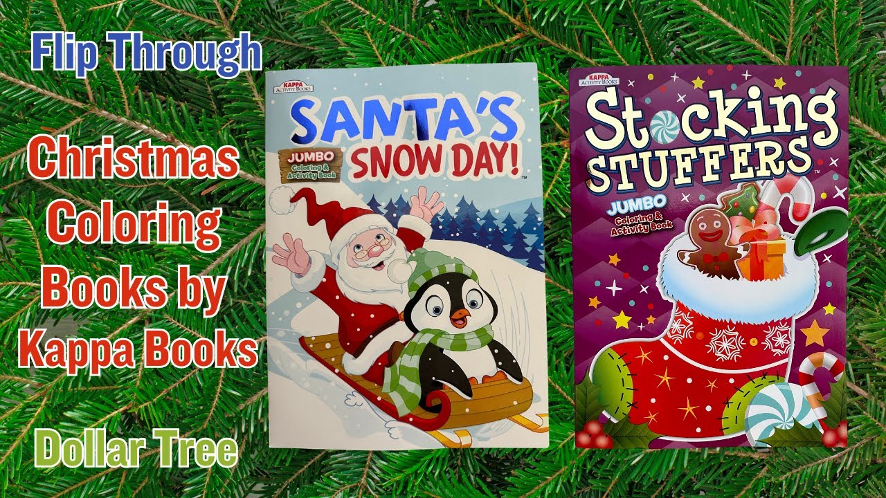 Christmas Coloring Books by Kappa Books - 2023 / Flip Through # ...