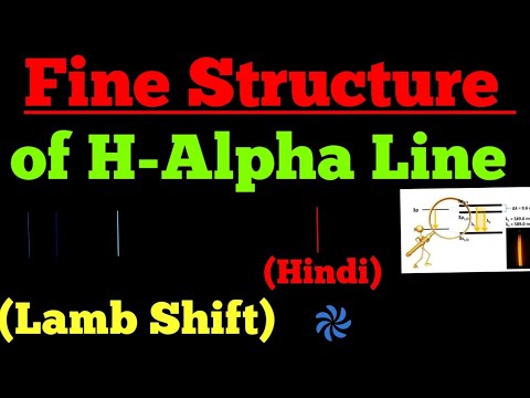 fine structure of H alpha line - YouTube