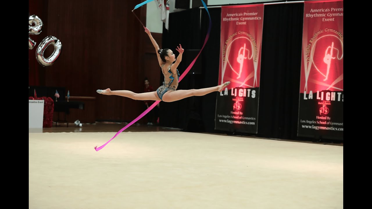 Fiona Kim LA Lights International Tournament (Ribbon) - YouTube