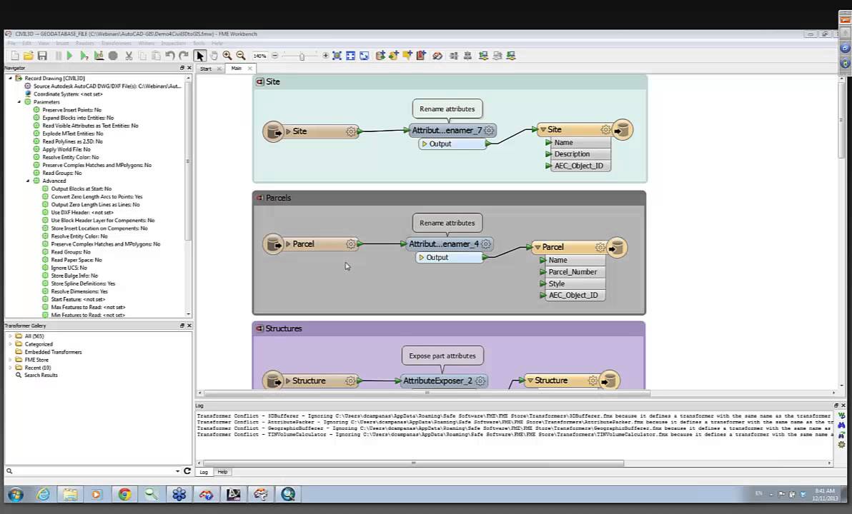 How to Transform Data between AutoCAD and GIS - YouTube