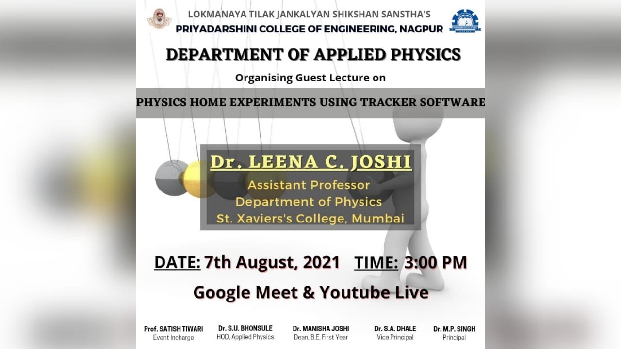 GUEST LECTURE ON PHYSICS HOME EXPERIMENTS USING TRACKER SOFTWARE - YouTube