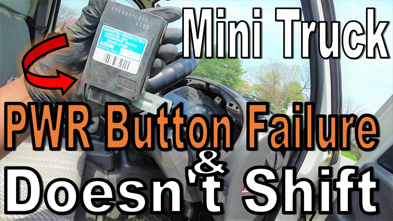 Daihatsu Hijet NOT SHIFTING! Automatic "Transmission Control Computer ...