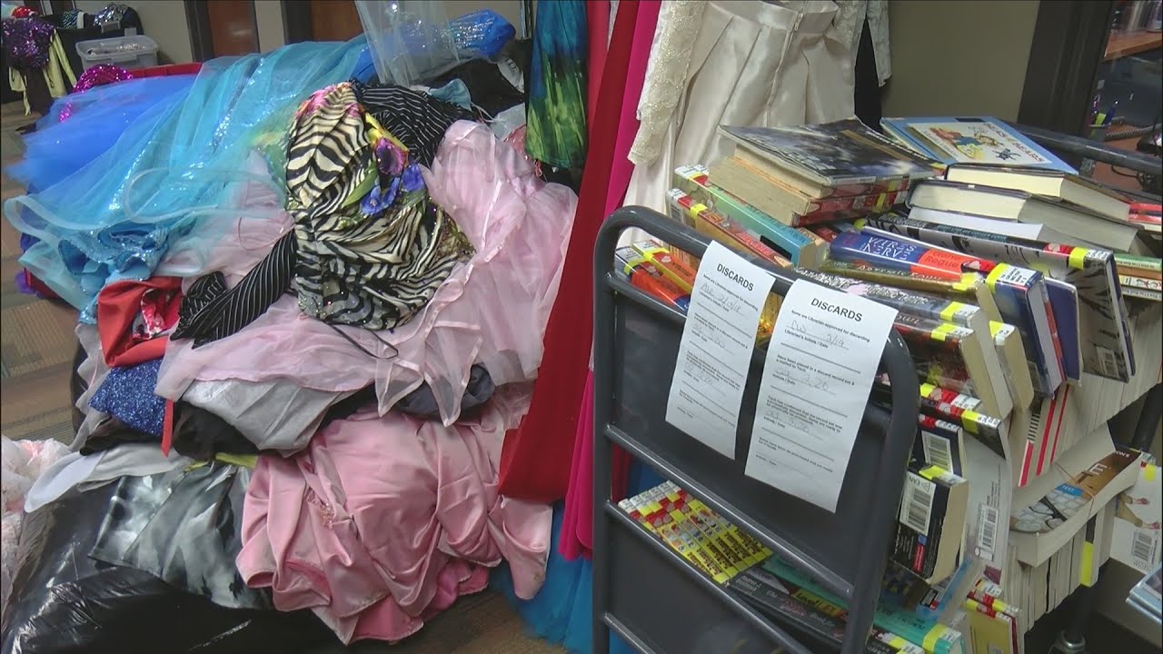Fairmount Library Branch hosting dress giveaway - YouTube