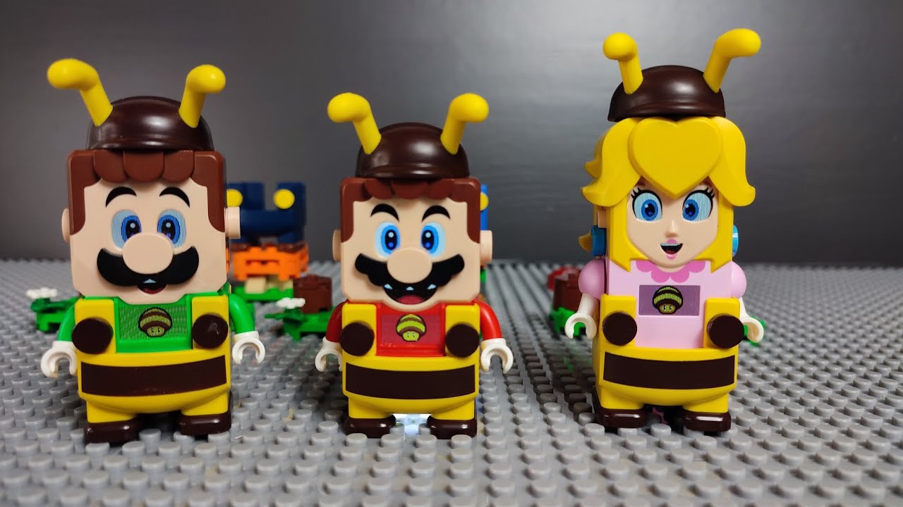 Lego Mario, Luigi and Peach Team Bee suits and all about Apple action ...